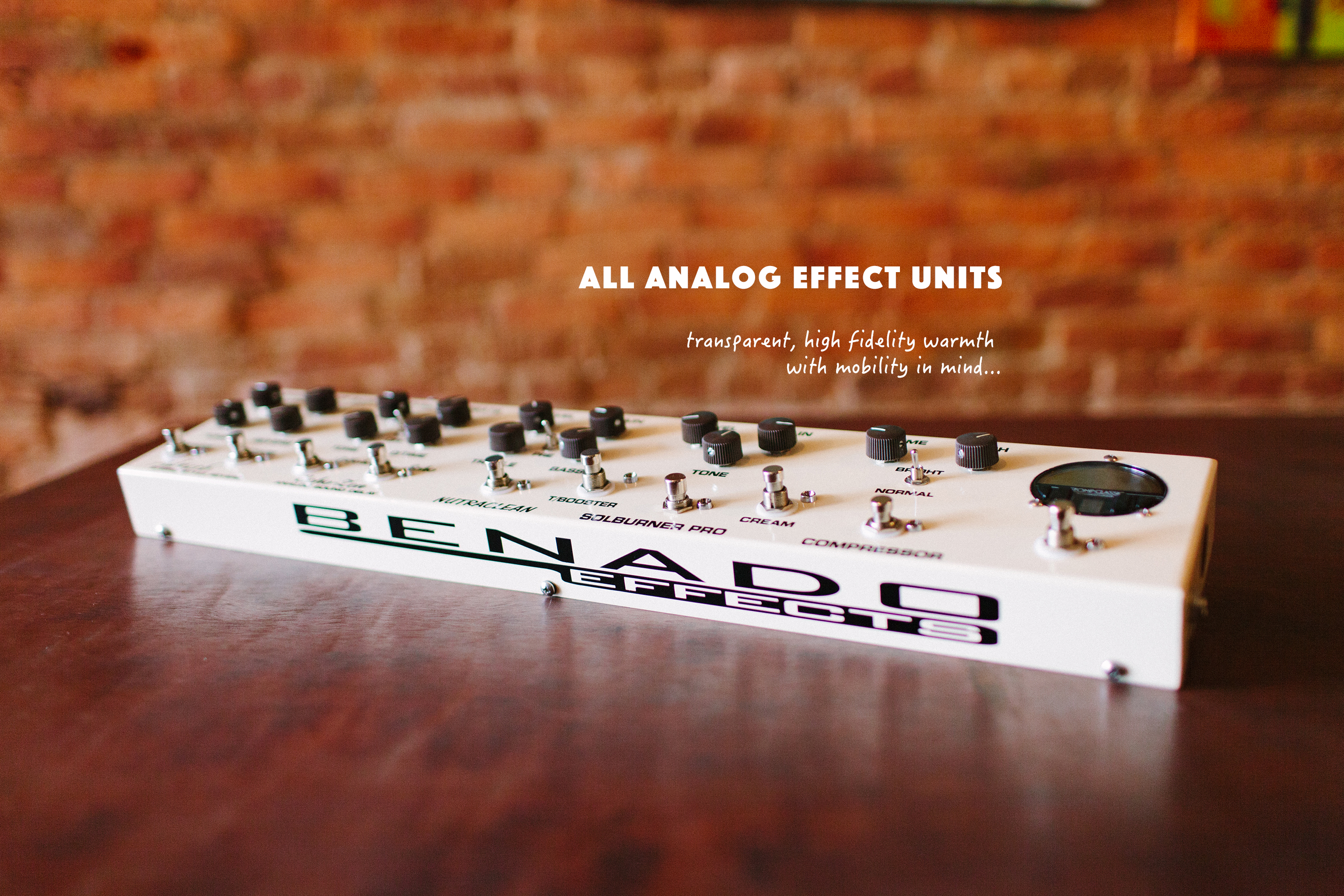 Benado Effects: Boutique Level Analog Pedalboards
